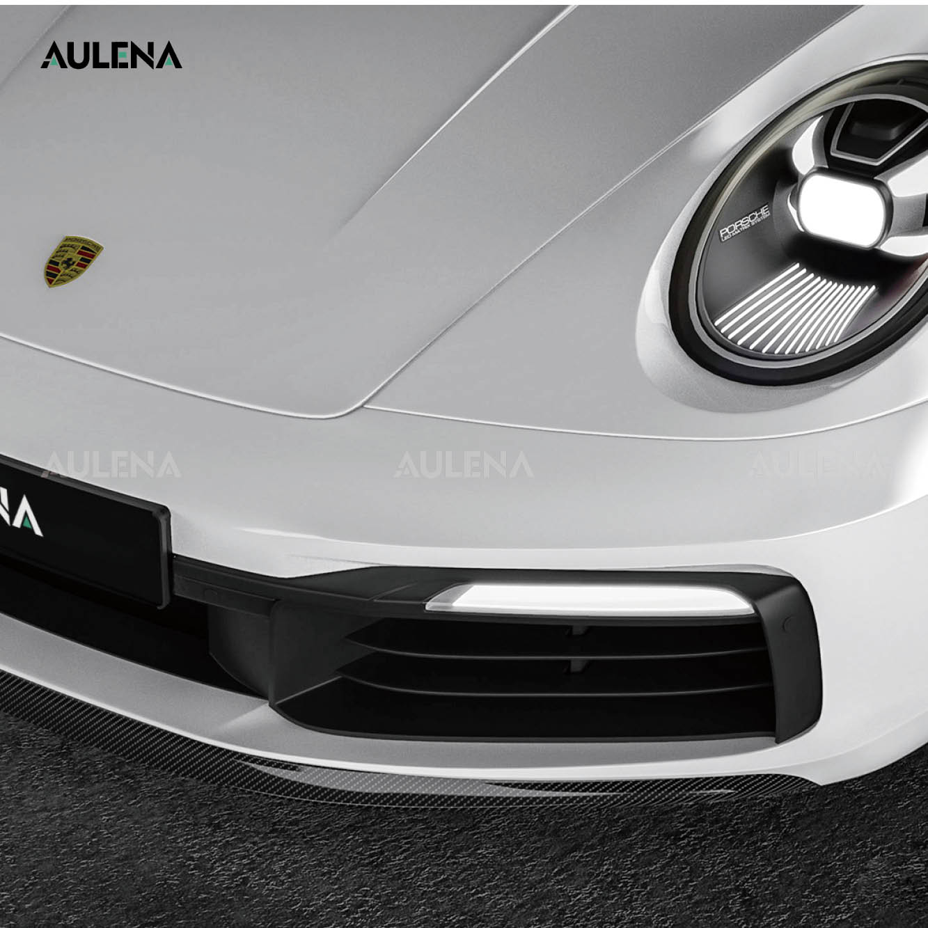 Porsche 992 Aulena Front Splitter