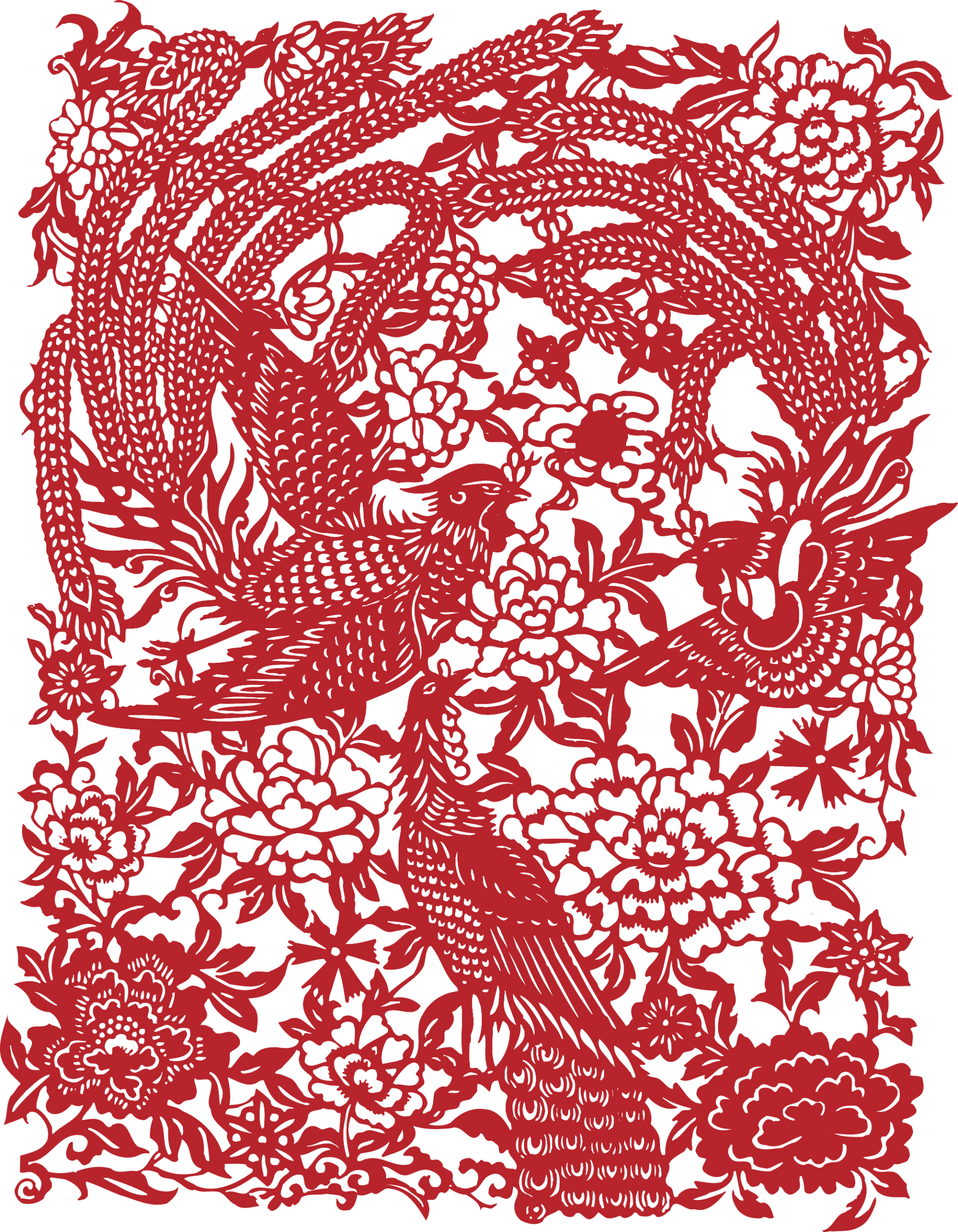 Traditional Chinese Embroidery Template (Sunflower Bud & Ray Dot Chain Patterns)