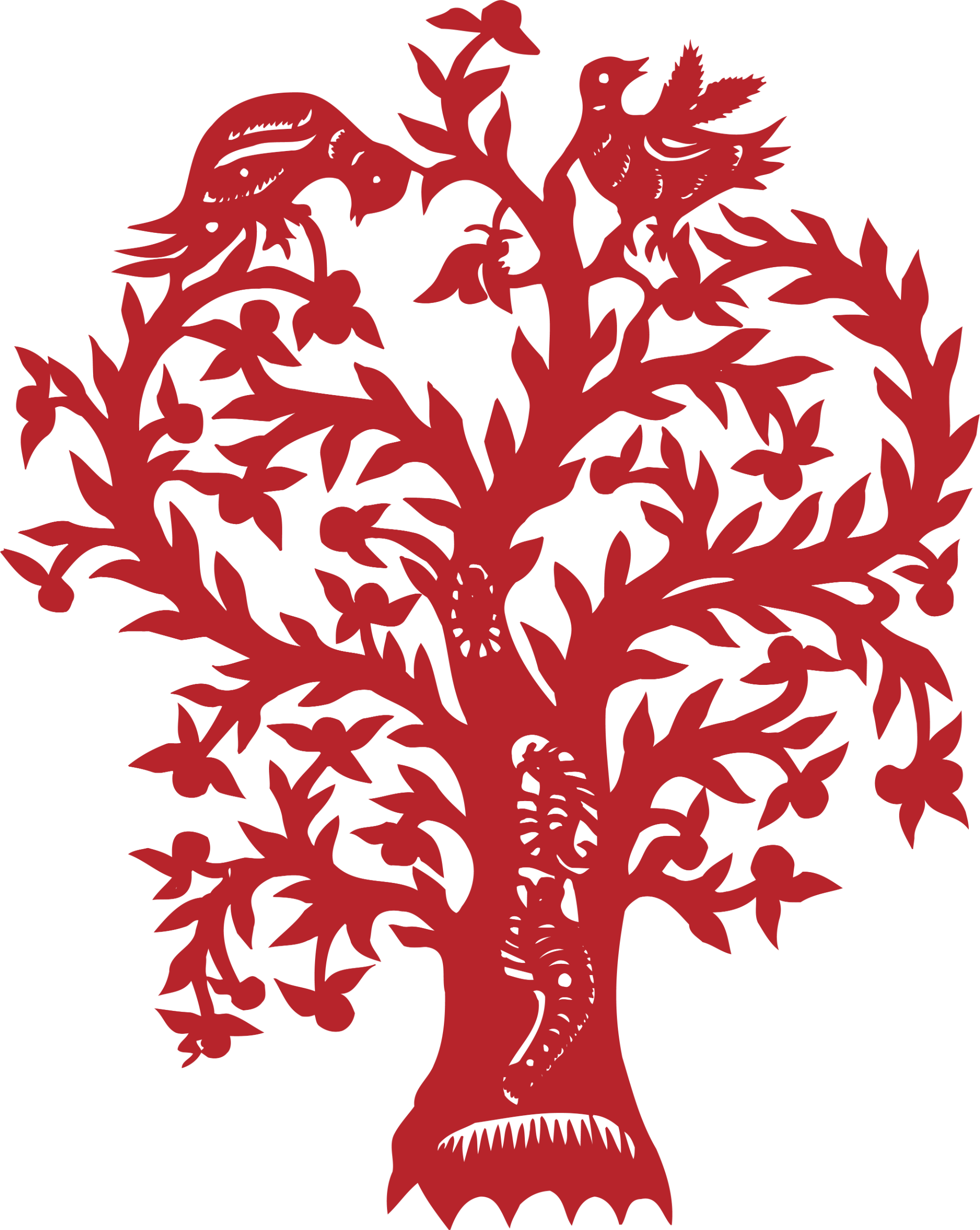 Traditional Chinese Embroidery Template (Rosemary & Straight Dot Chain Patterns)