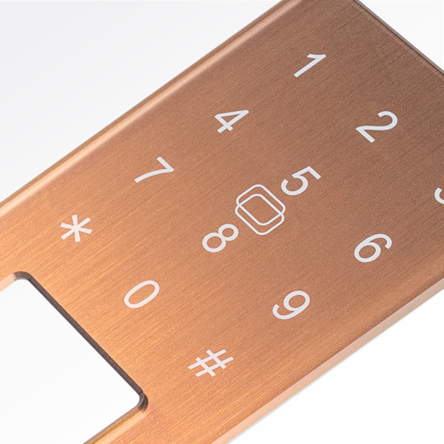 Custom-Made Acrylic Graphic Overlay for Smart Digital Locks