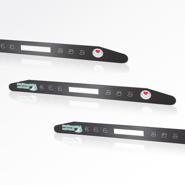 Custom Screen Printed Plastic Polycarbonate Labels Graphic Overlays