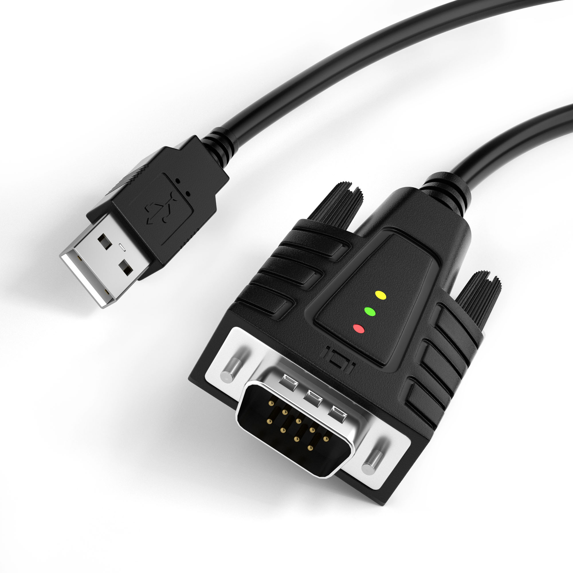USB232A-B-A | Usb to Serial Adapter with 3 x LEDs