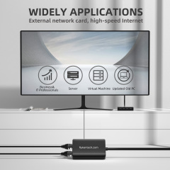 CU200 | USB 3.0 to Dual Port Gigabit Ethernet Adapter w/ USB Port