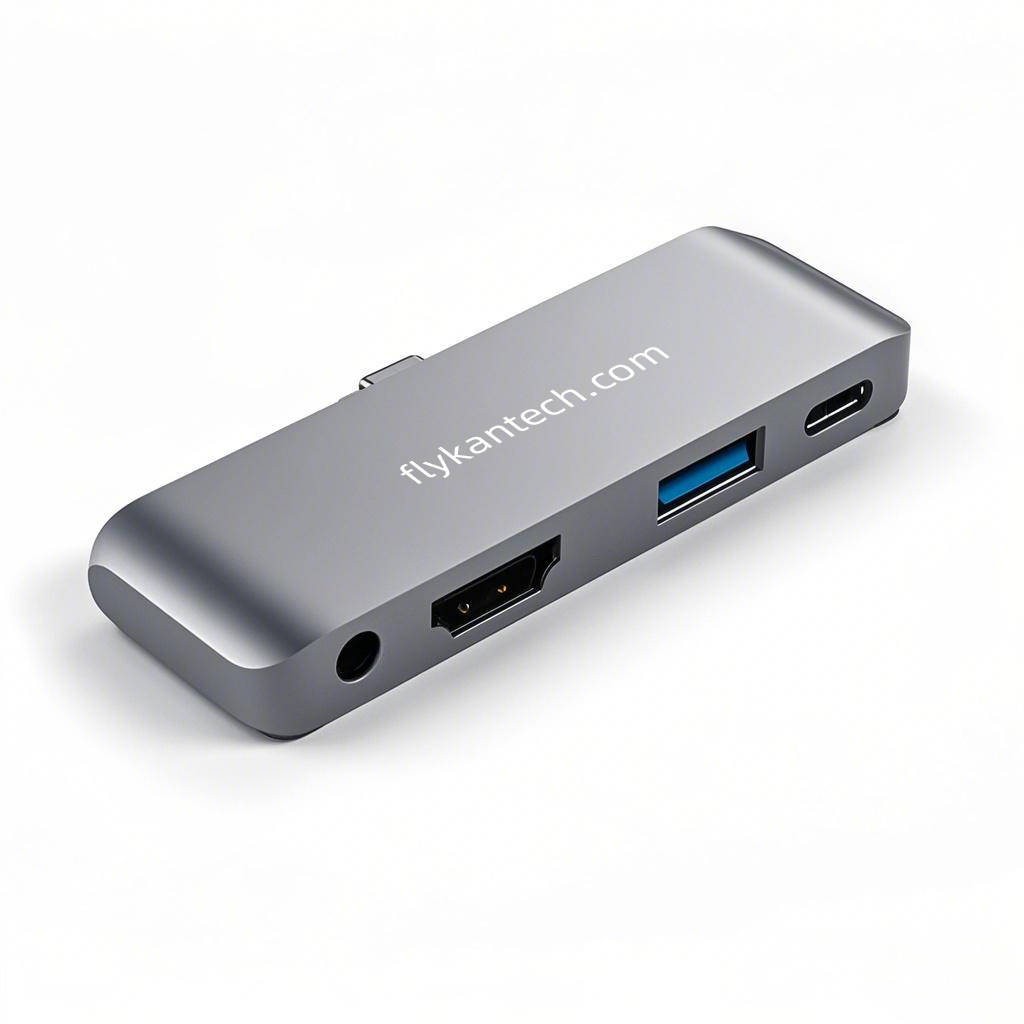 FlexPort mini-I | 4合1 USB Type C-HDMI转换适配器（支持4K/PD/USB Hub）
