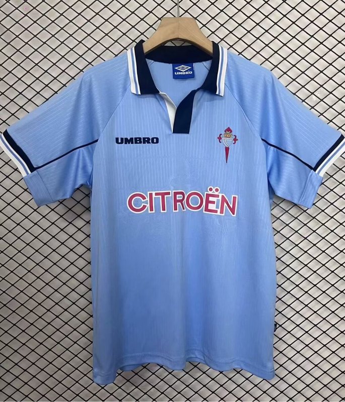 97-98 Celta Home Retro Soccer Jersey- Fans Version