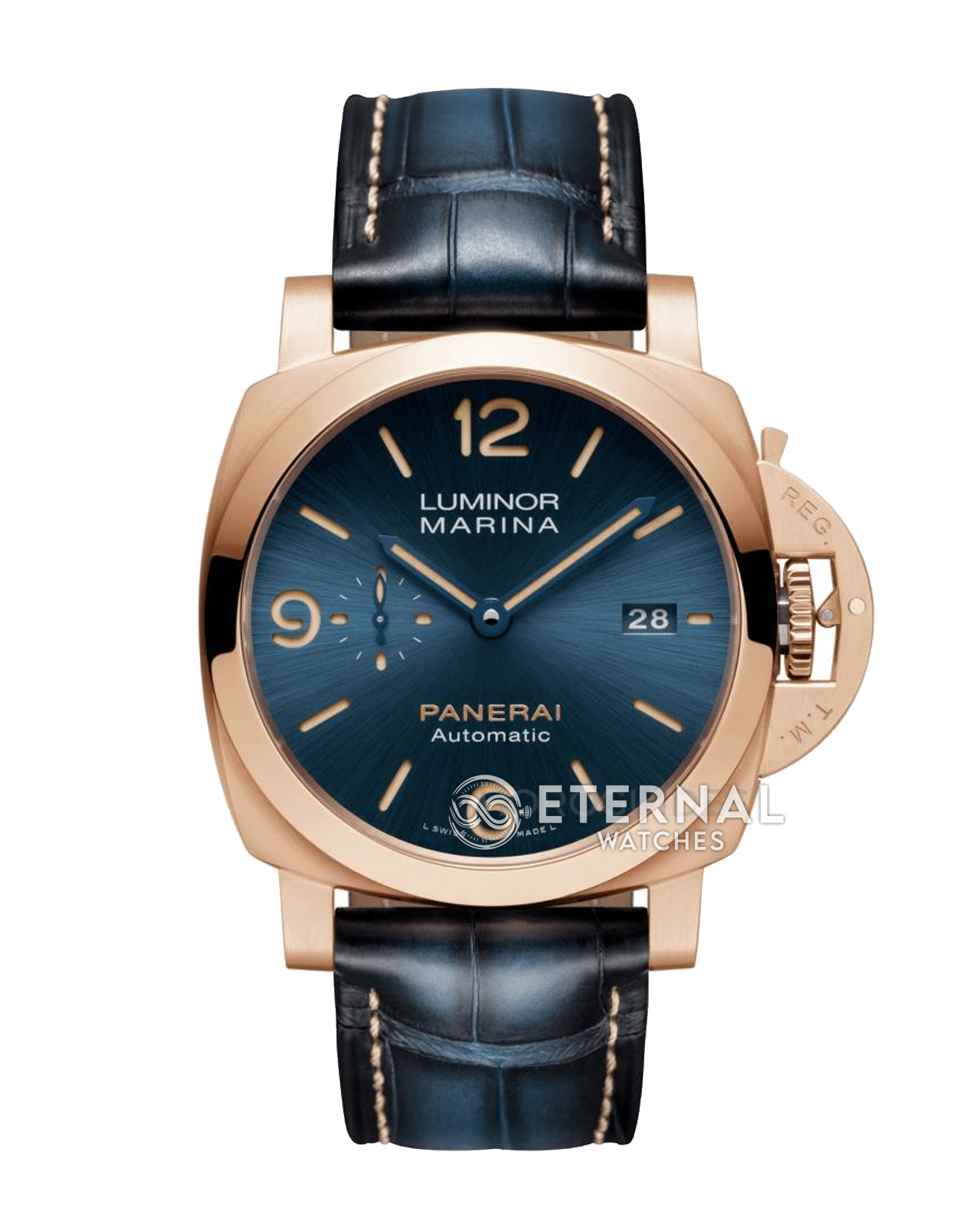 PANERAI - Luminor Marina PAM1114 44mm RG/LE Blue VSF P9010
