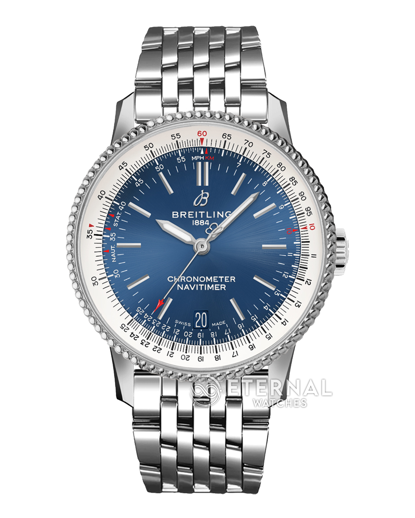 BREITLING - Navitimer 1 41mm SS/SS Blue Dial V7F A2824