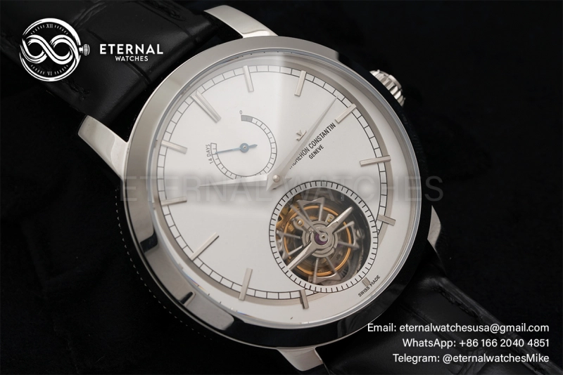 VACHERON CONSTANTIN - Traditionnelle 42mm SS/LE White DIal TURF Tourbillon