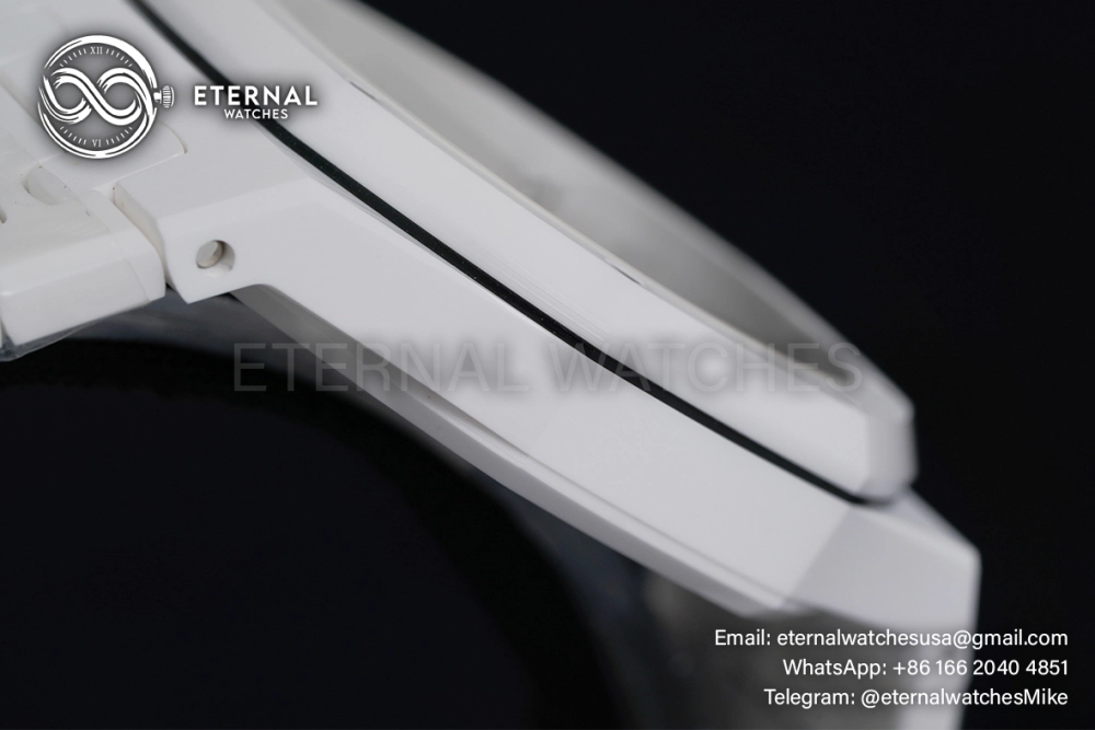 AUDEMARS PIGUET - SUPER CLONE Royal Oak 41mm 15500 White Ceramic/Cer ...