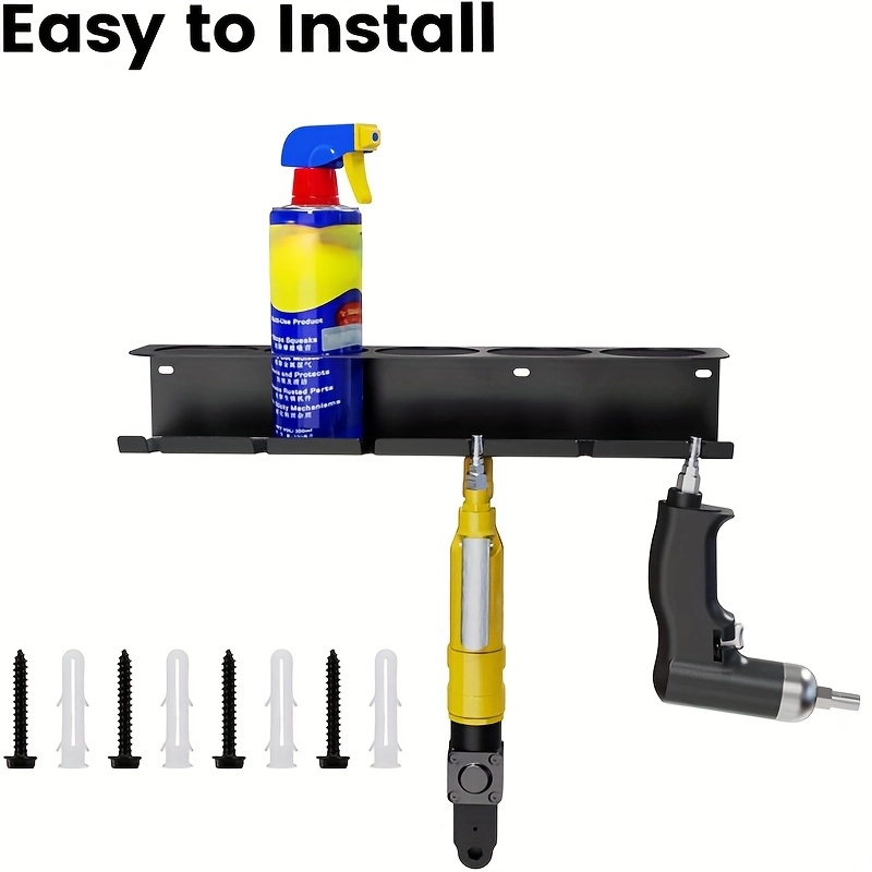 Wall mounted aerosol holder