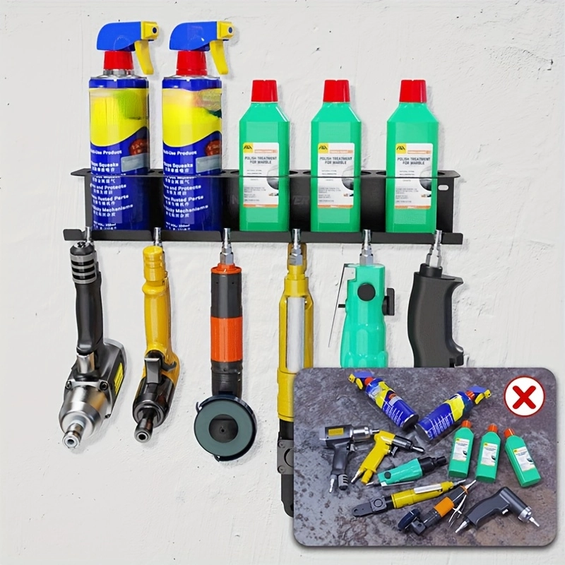 Wall mounted aerosol holder