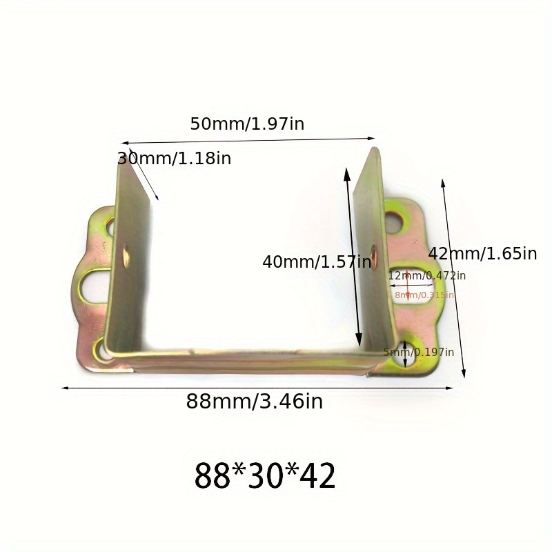 Stainless Steel Bed Frame Support - Durable Solid Wood & Iron Hanging ...