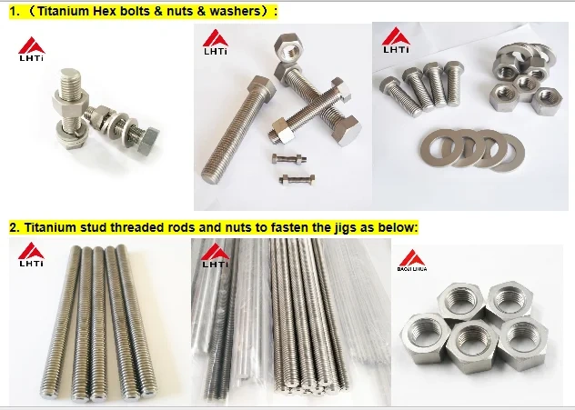 Anodizing Titanium jig hanger rack frame for plating