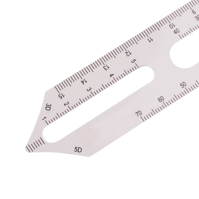 Custom Optical PD Ruler - Soft, Bendable Plastic Ruler