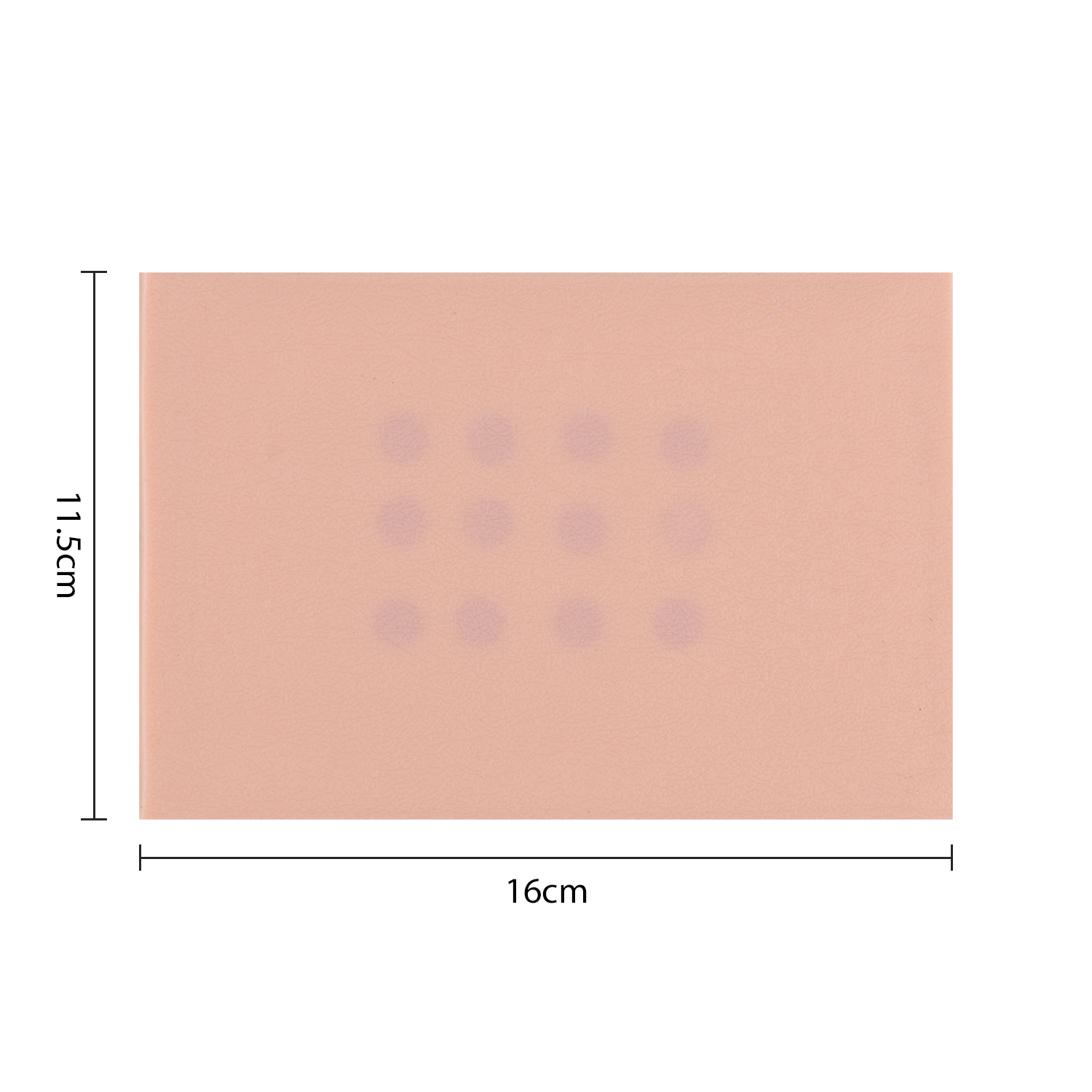 Wearable IM/ID/SQ Injection Practice Pad with Intradermal Injection Spots