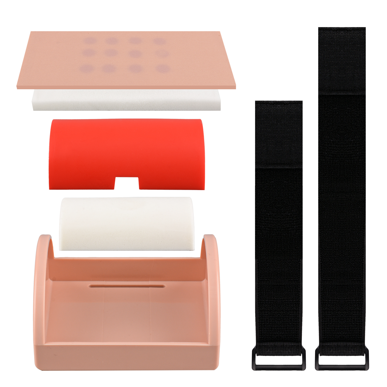 Wearable IM/ID/SQ Injection Practice Pad with Intradermal Injection Spots