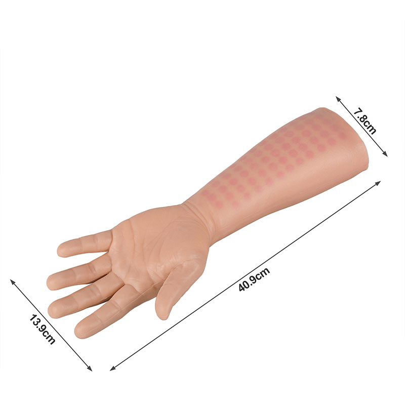 Intradermal Injection Practice Arm Simulator, 58 ID Spots | Custom