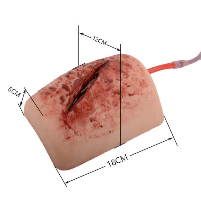 Thigh Laceration Wound Packing Simulator for Outdoor Emergency Training