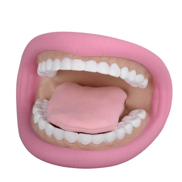 Mouth Hand Puppet with Tongue for Speech Therapy Dentist