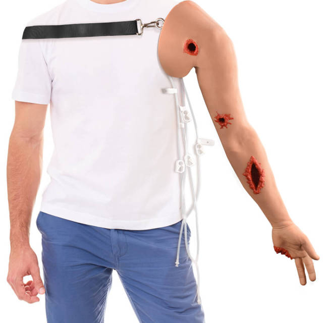 Wearable Multi-Wound Hemorrhage Control Arm Simulator