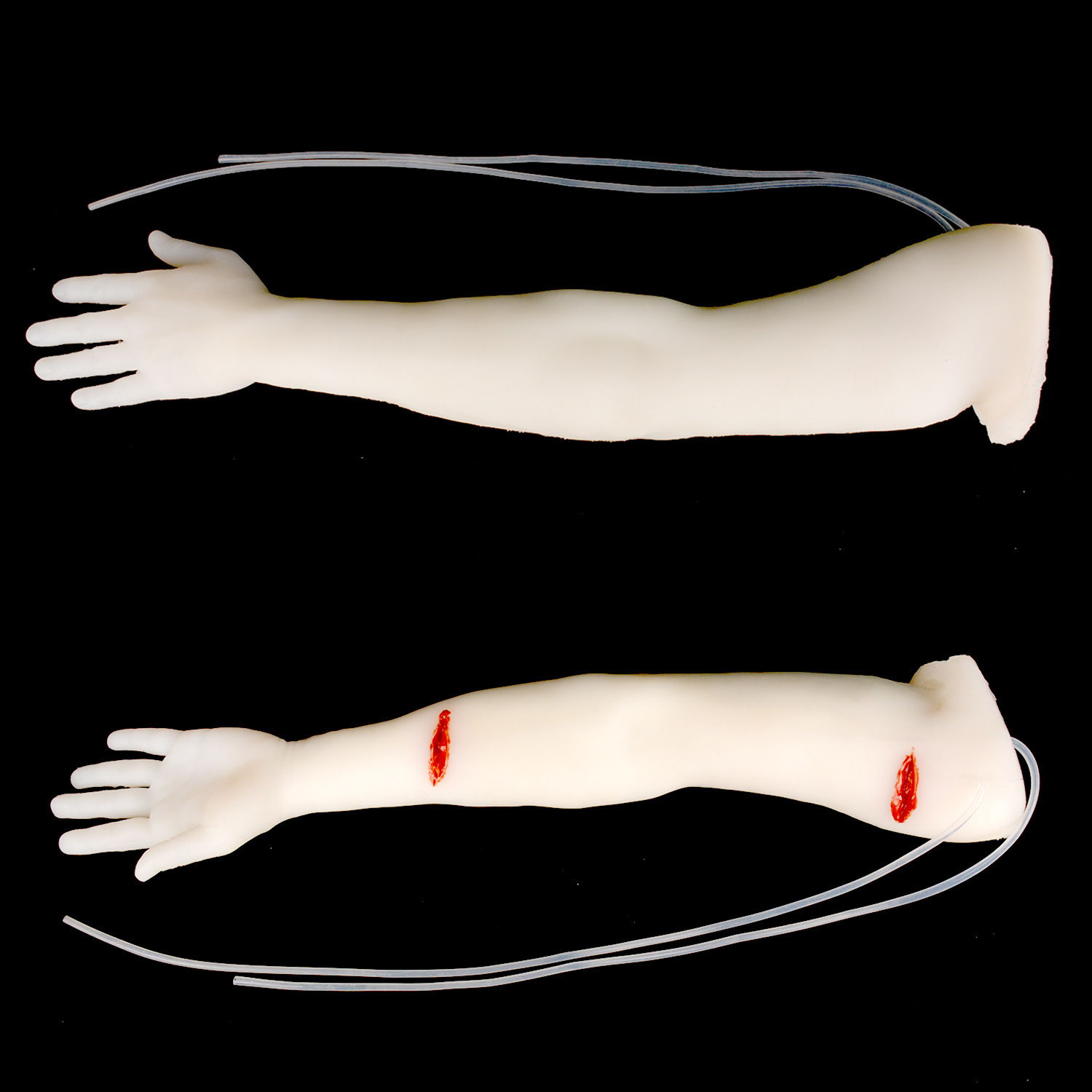 Translucent Haemorrhage Control Arm Trainer with Dual Wounds
