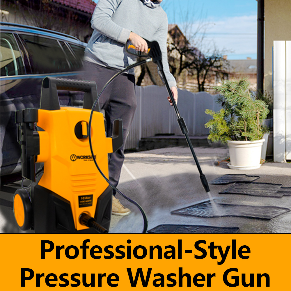 WORKSITE High Pressure Washer Car Sprayer Gun Cleaning Washing Machine
