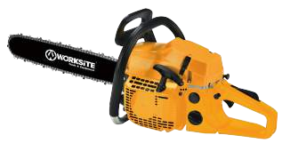 WORKSITE Heavy Duty Gasoline Chain Saw 58CC Gas Power Chainsaws