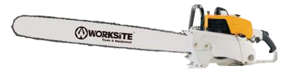 WORKSITE GASOLINE CHAIN SAW