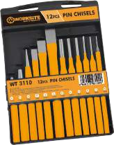 WORKSITE 12PCS PIN CHISEL SET