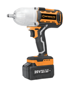 WORKSITE 20V Brushless Cordless Impact Wrench 1/2" High Torque 1000Nm