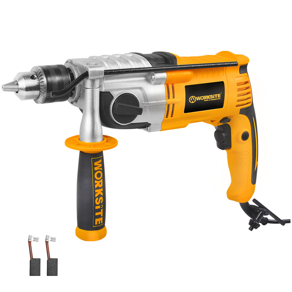 WORKSITE Electric Impact Drill 13mm Professional Corded Power Drills