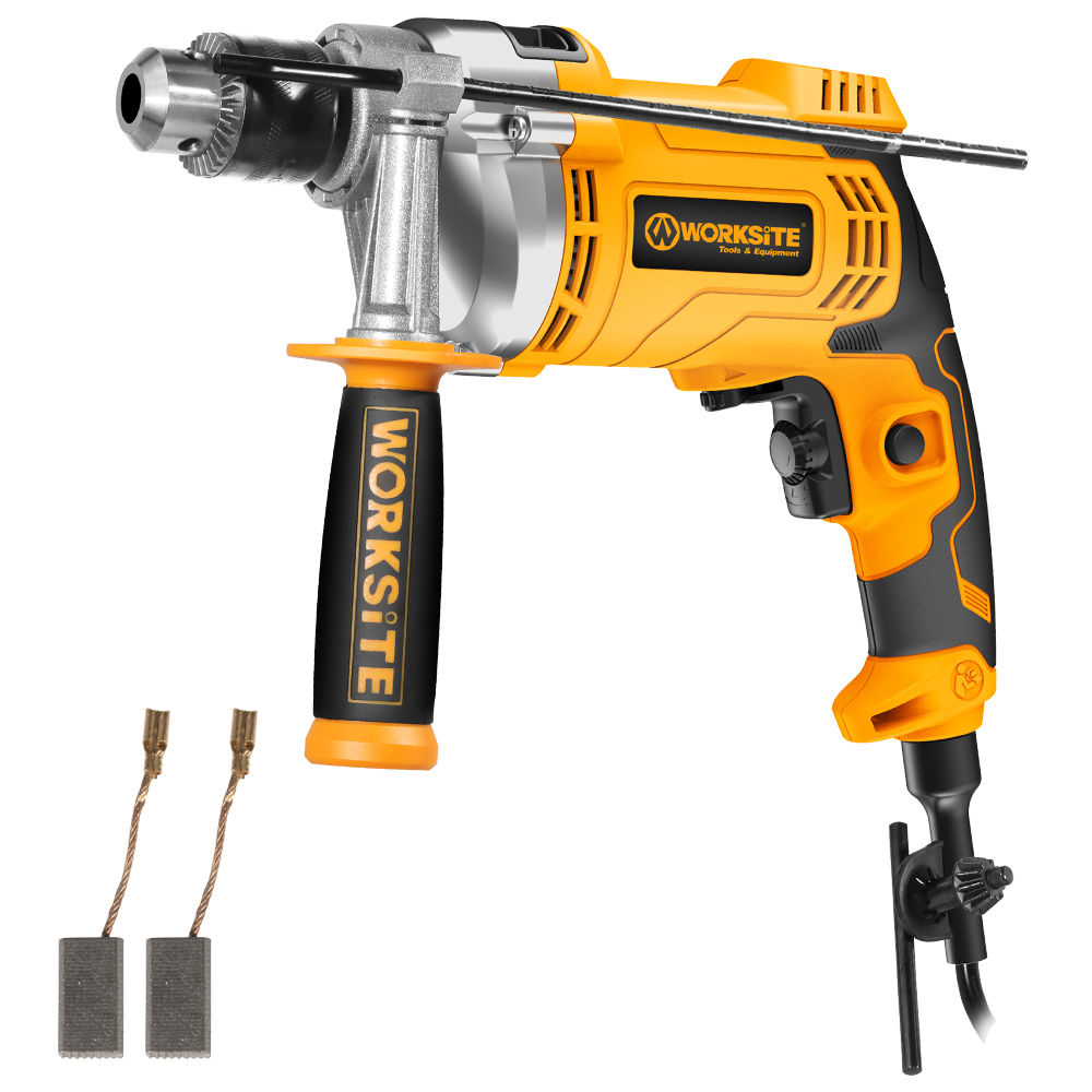 WORKSITE Electric Impact Drill Powerful 1050W Handheld Impact Drills