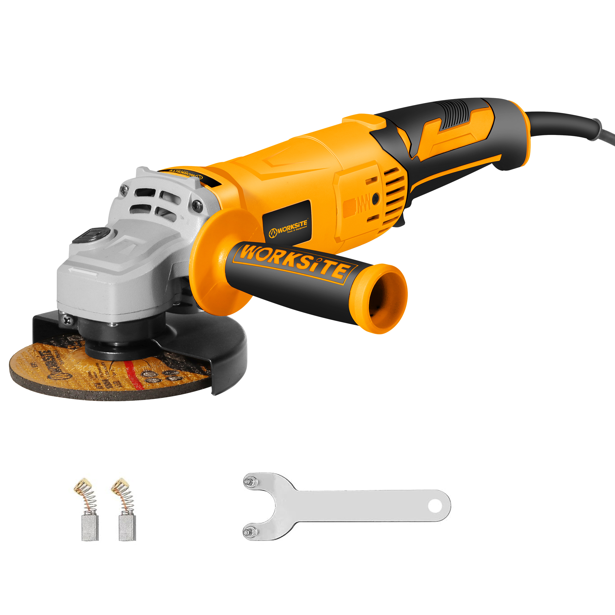 WORKSITE Angle Grinder 4-1/2" Corded Power Handheld Grinders Tools
