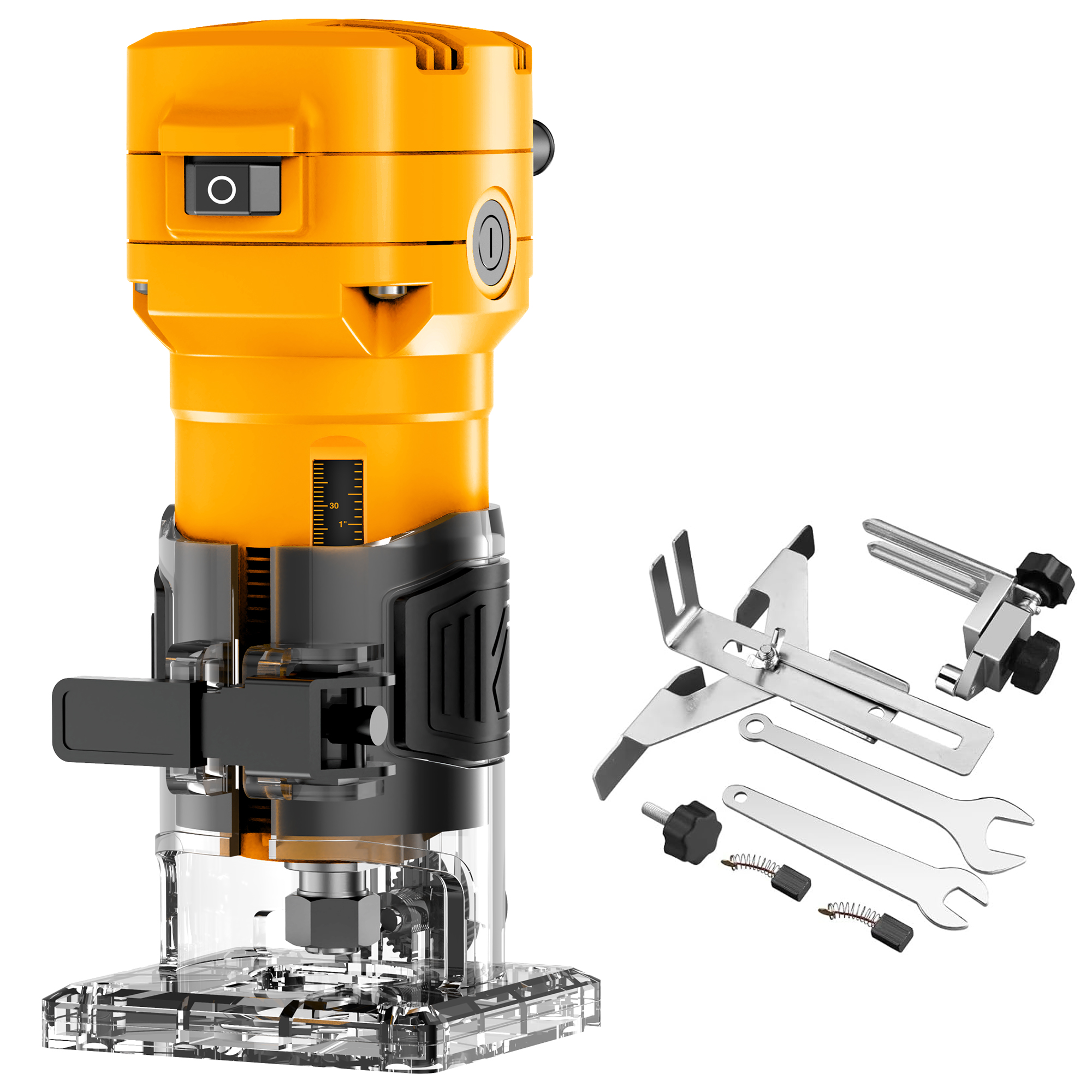 WORKSITE Woodworking Trimmer 600W Compact Electric Wood Edge Trimmer