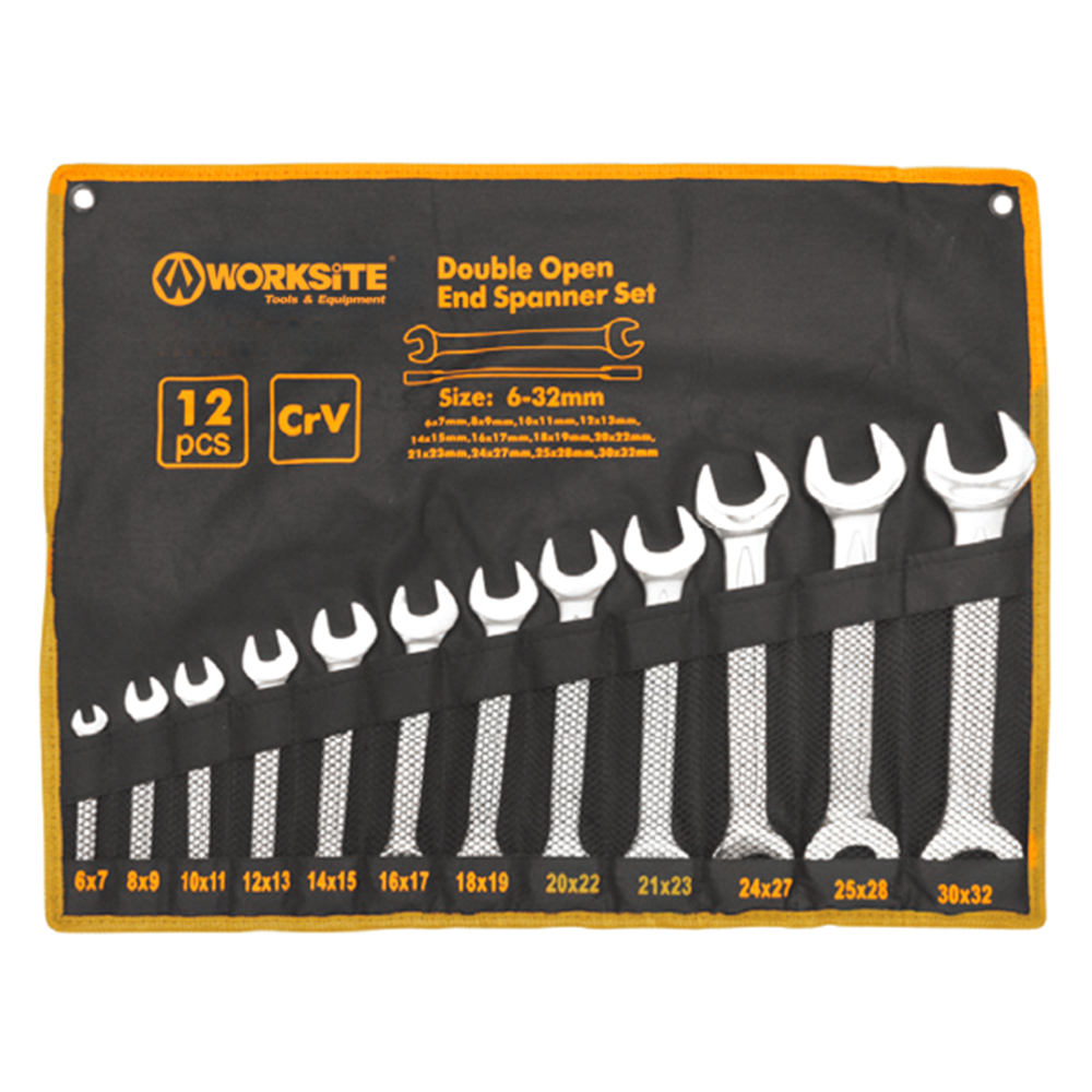 WORKSITE COMBINATION SPANNER SET