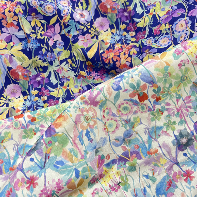 Liberty Floral Digital Print Cotton Poplin