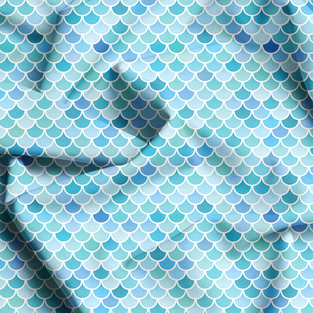 Mermaid Scales Fabric | Custom Print for Creations