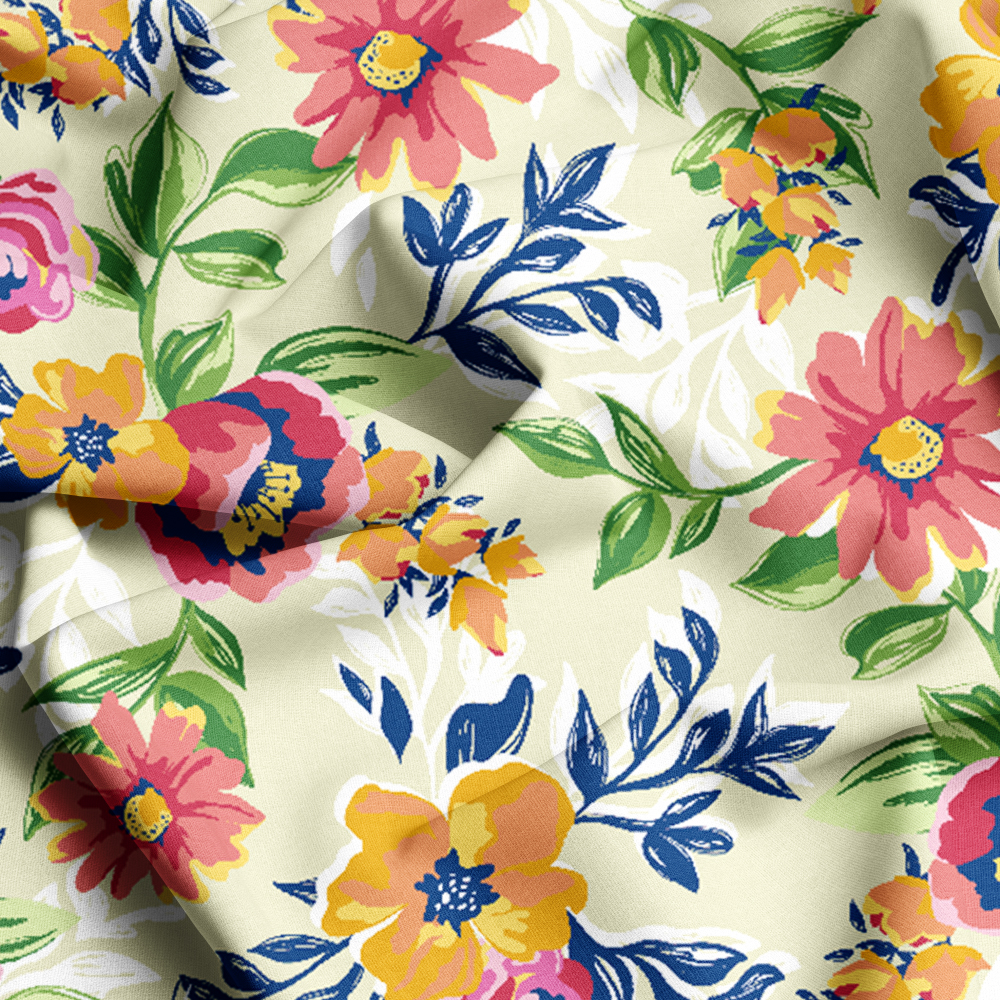 Custom Liberty Floral Fabric | Personalized at Prinstitch