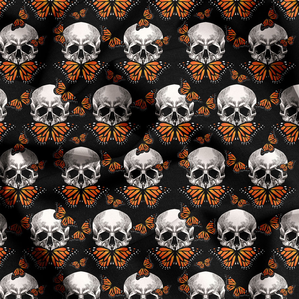 Punk-Inspired Skull Fabric | Exclusive Textile Solutions