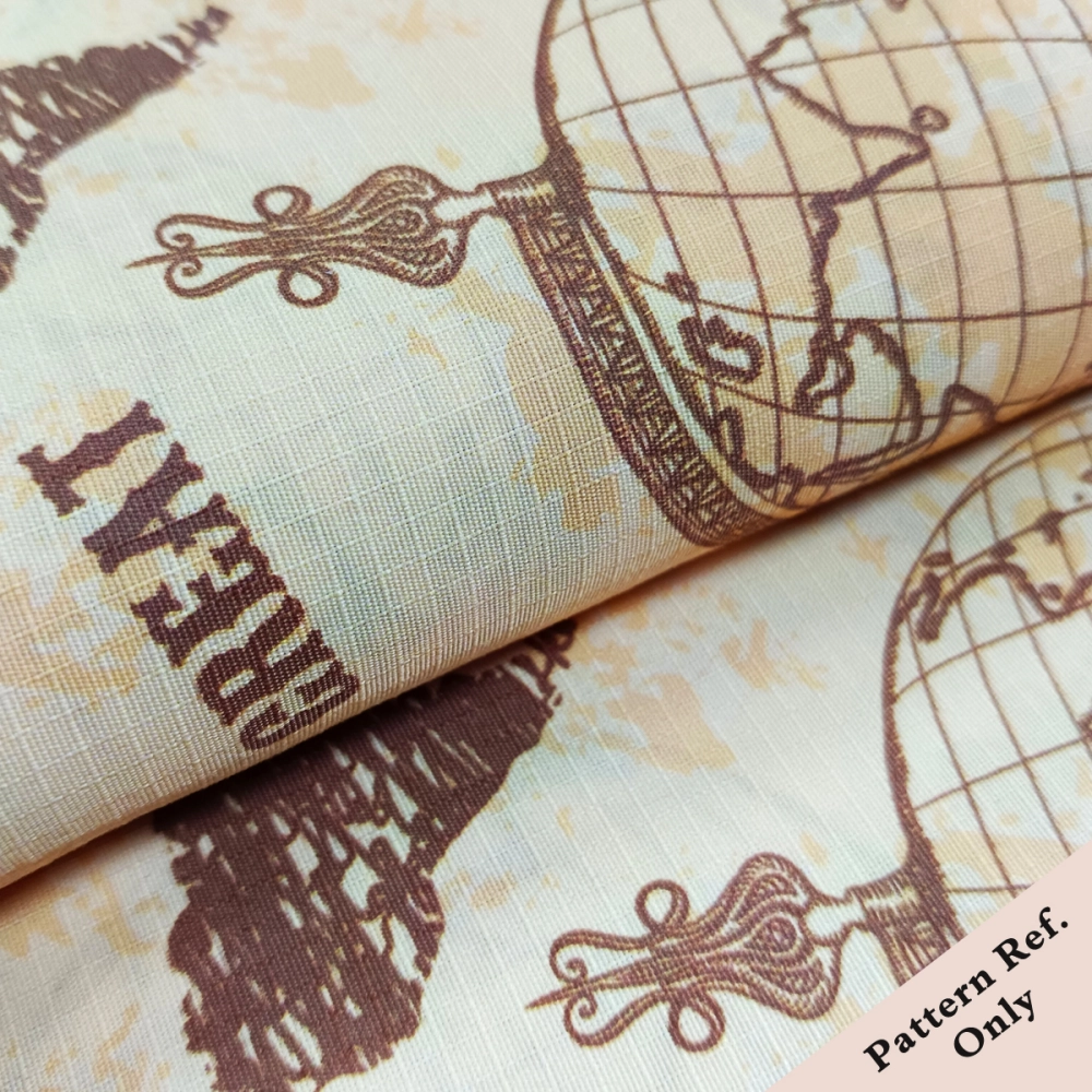 ripstop nylon fabric patterned