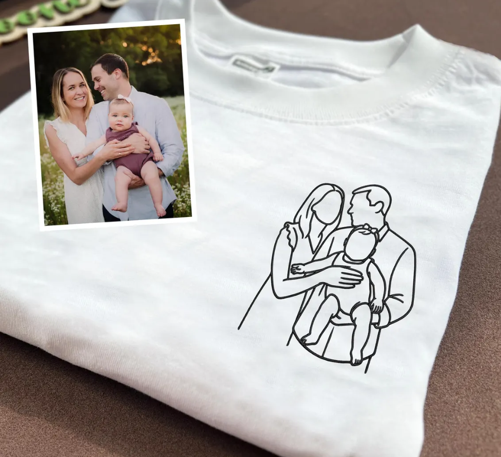 Custom Short Sleeve Shirt | Personalized Embroidered T-Shirt