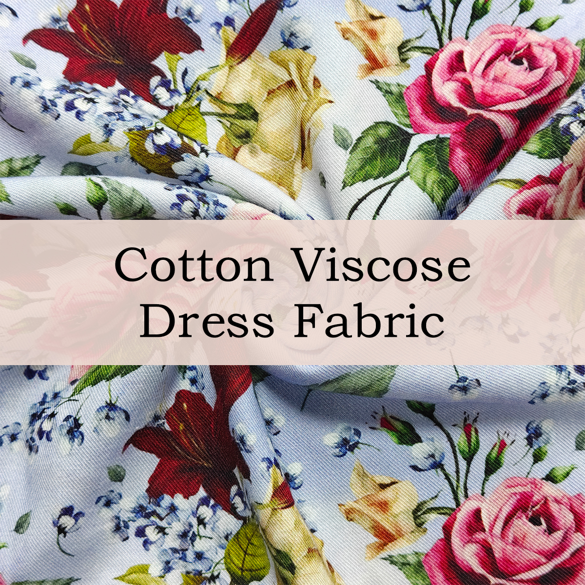 Custom Cotton Viscose Fabric | PrinStitch - Print Your Own Fabric