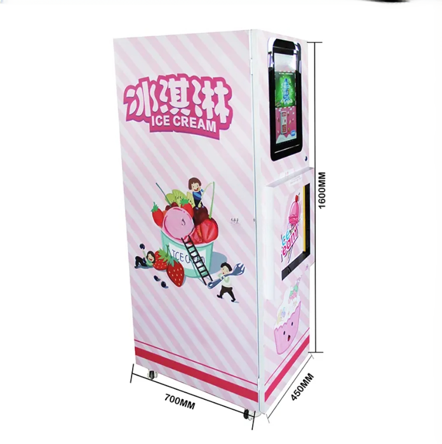 Coin Operated Fully automatic ice cream vending machine