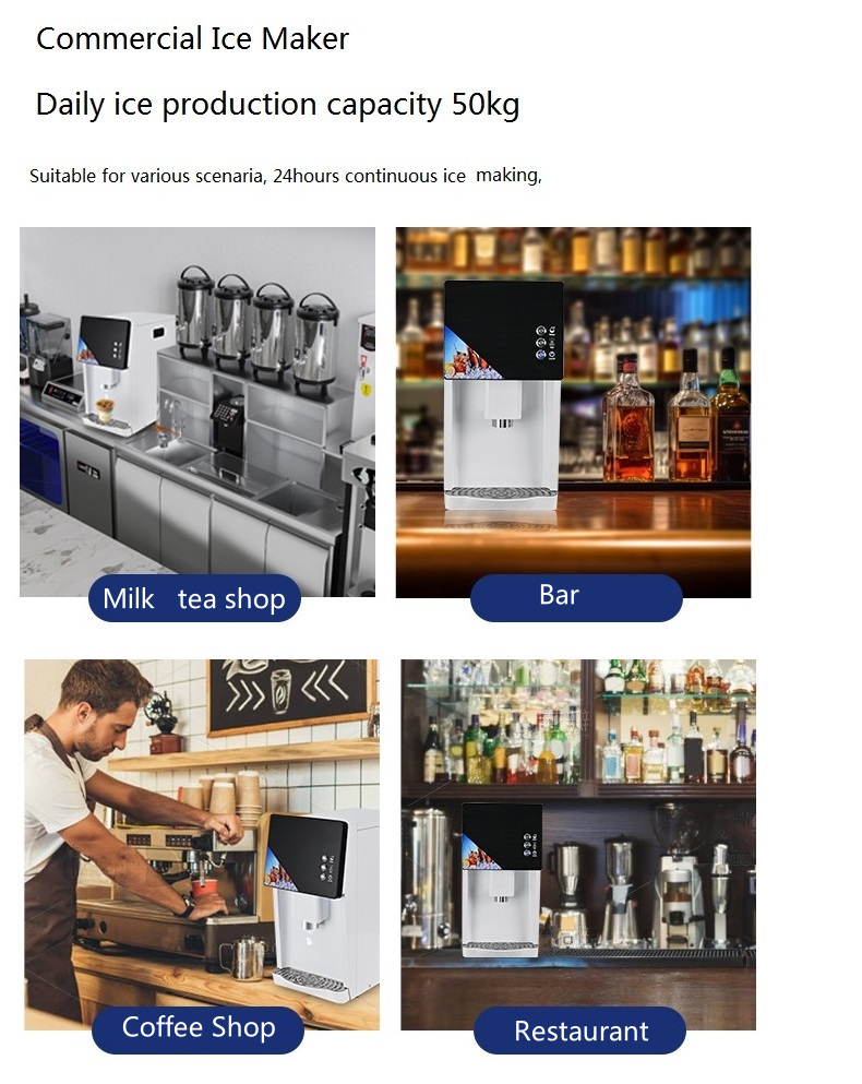 Commercial Ice Maker 50kg with button control