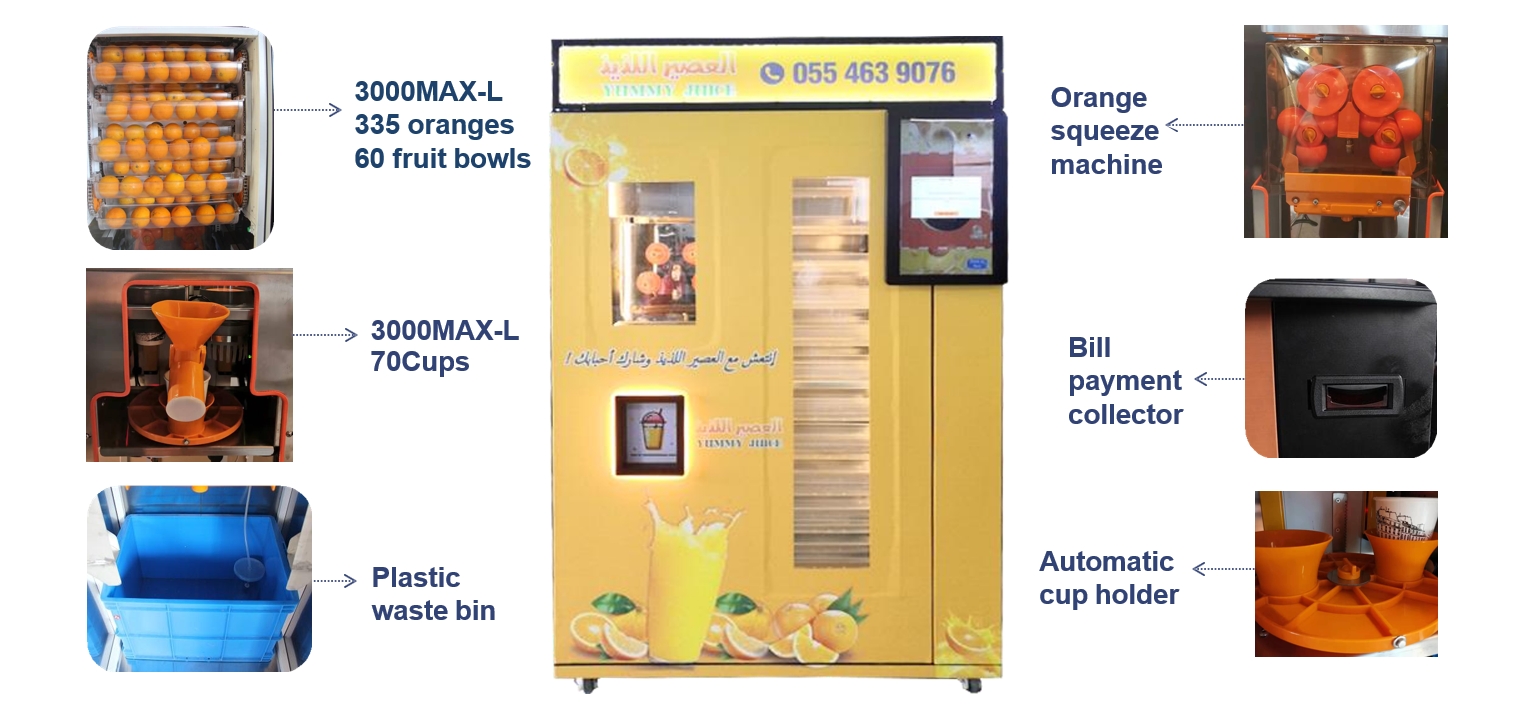 Orange Juice Vending Machine