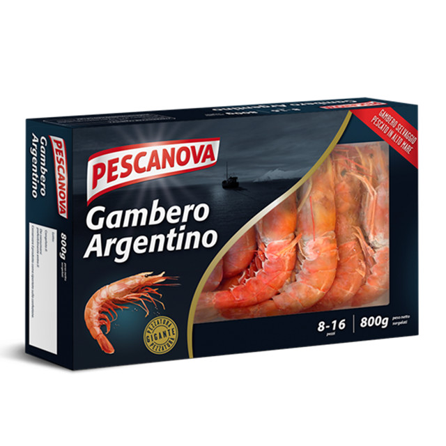 800g 1Kg 2Kg Frozen shrimp carton box waterproof shrimp carton with windows