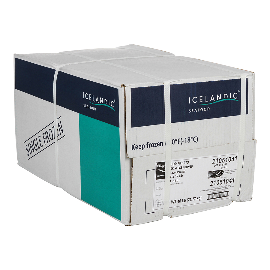 Waterproof cardboard box for seafood