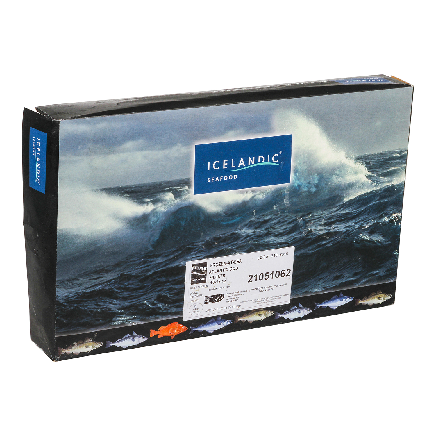 Shrimp carton box with lid