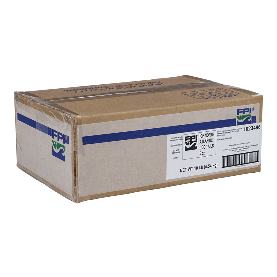 Waterproof cardboard box for seafood