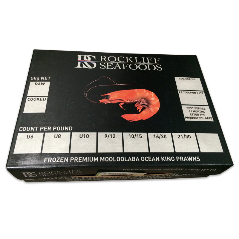 5kg Prawn shrimp carton box for Australia Market
